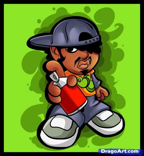 How To Draw Graffiti Cartoon Characters Step By Step