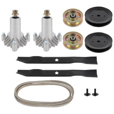 CCIYU Mower Deck Rebuild Kit, 42" Lawn Mower Deck Parts Rebuild Kit Fit ...