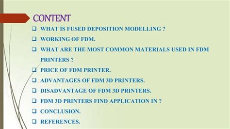 Fdm Fused Deposition Modelling Pptx 3 D Graphics Computer Software And Applications