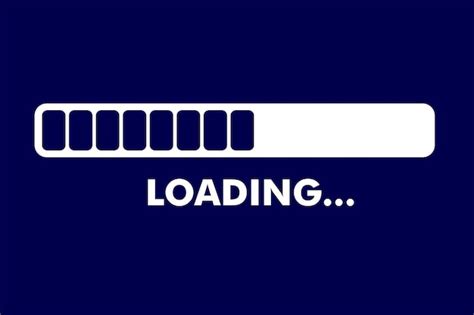Premium Vector Blue Vector Loading Icon