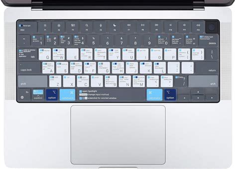 Amazon MacOS Shortcut Keyboard Cover For MacBook Pro Inch M M M MacBook Air