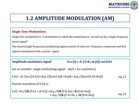 Unit 1 Amplitude Modulation Ppt Digital Audio Computer Software And Applications