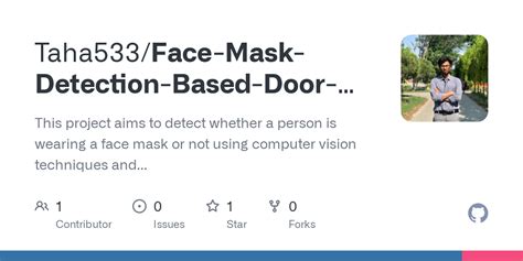 github taha533 face mask detection based door lock system this