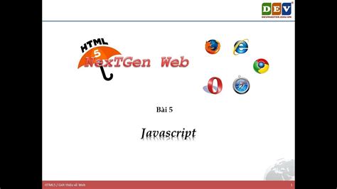 Devmaster Dev2302gh Fe Lesson09 Javascript 4 Youtube