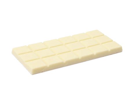 Premium Photo White Chocolate Bar Isolated On A White Background