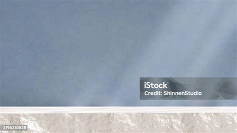 3d 연단과 파란색 배경이 있는 최소한의 배경으로 화장품 또는 제품 프레젠테이션에 적합합니다 3d 렌더링 그림입니다 0명에 대한 스톡 벡터 아트 및 기타 이미지 Istock