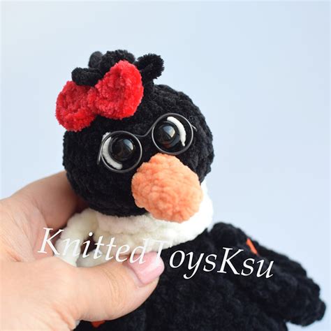 Black Crow Plush Toy Raven Toy T Crow Toy Stuffed Toy Inspire Uplift