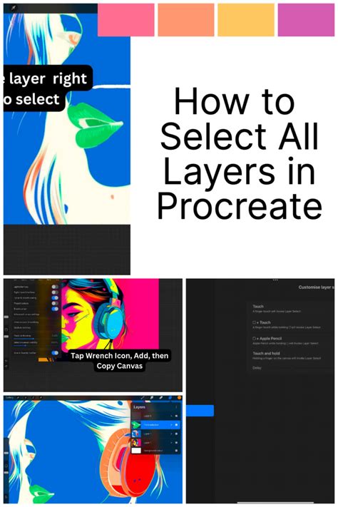 how to select all layers in procreate quick guide artsydee drawing