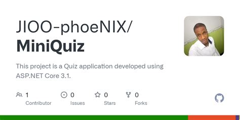 GitHub JIOO PhoeNIX MiniQuiz This Project Is A Quiz Application Developed Using ASP NET Core 3 1