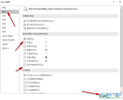 Word怎么将制表符显示出来 Word文档设置显示制表符格式标记的方法教程 极光下载站 Word怎么将制表符显示出来 Word文档设置显示制表符格式标记的方法教程 极光下载站