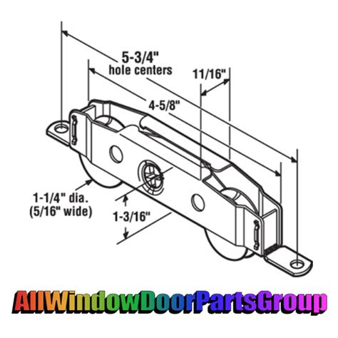 Tandem Roller Assembly All Window Door Parts