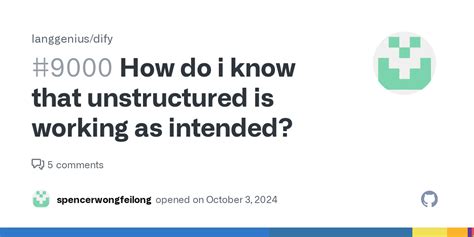 How Do I Know That Unstructured Is Working As Intended Issue Langgenius Dify GitHub