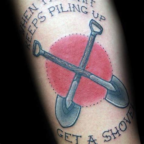30 Shovel Tattoo Designs For Men