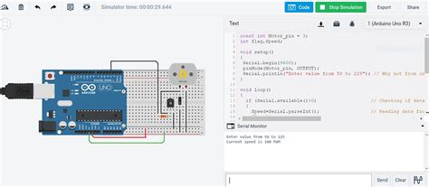 DC Motor With Arduino UNO TinkerCAD Guide Diagram
