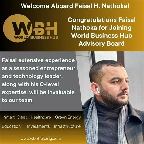 faisal h nathoka on linkedin worldbusinesshub teamwork leadership realestate