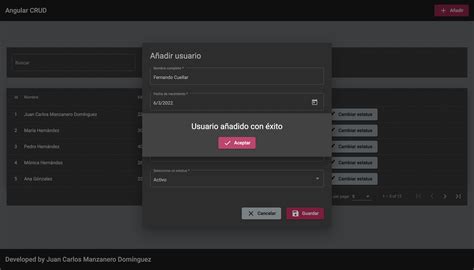 github juancmandev angular crud angular crud using angular material