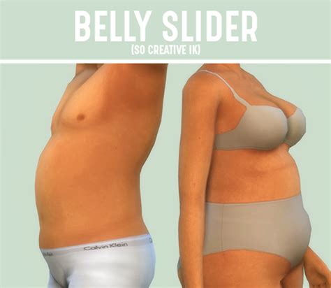 Sims 4 Belly Shape Mod Erojumbo