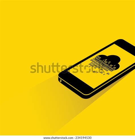 cloud computing big data analysis smart stock vector royalty free