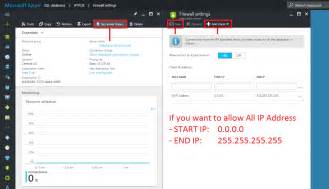Faq How To Setup Cloud Database Microsoft Azure