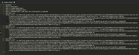 youtube的hls 拉流失败，提示为{ streampath live test error invalid