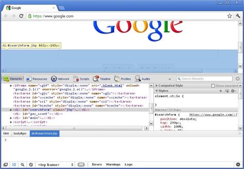 Google Chrome Developer Tools The Google Chrome Developer Tools Provide An AlternativeTo