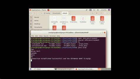 java database connectivity with mysql it school ubuntu 18 04 youtube