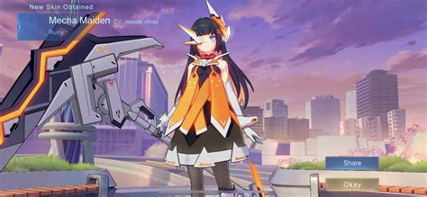 Finally Got The Ruby Mecha Maiden Skin 😆😆😆 R Mobilelegendsgame