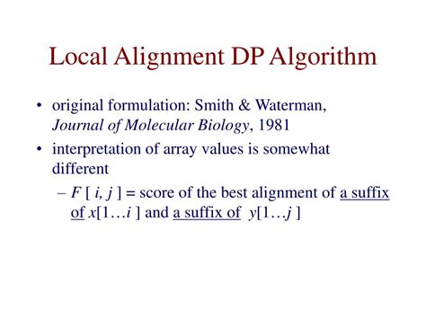 Ppt Pairwise Sequence Alignment Powerpoint Presentation Free Download Id5192376