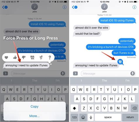 How To Use Messages Tapback Screen Effects And Bubble Effects In IOS MacRumors