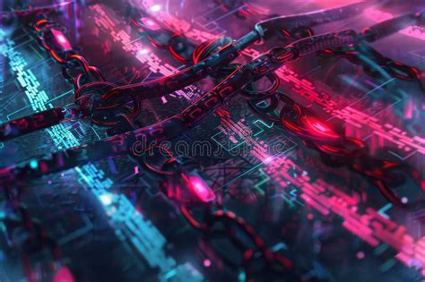 Computer Generated Illustration Of A Chain Link Fence Symbolizing Security And Protection