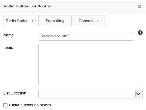 Input Controls