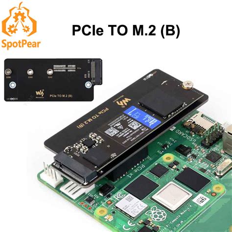Raspberry Pi Compute Module 4 Pcie To M2 Nvme Ssd Adapter Board B Hat