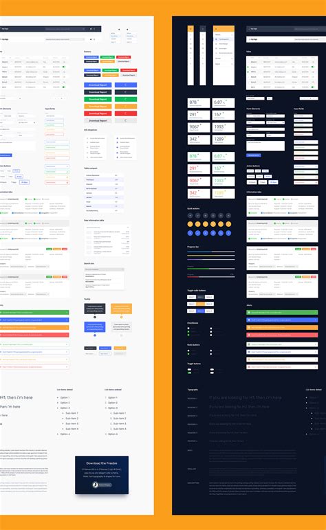 Freebie Ui Elements Kit On Behance