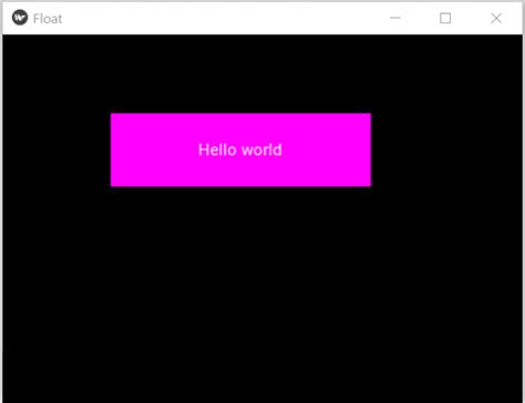 Python Float Layout In Kivy