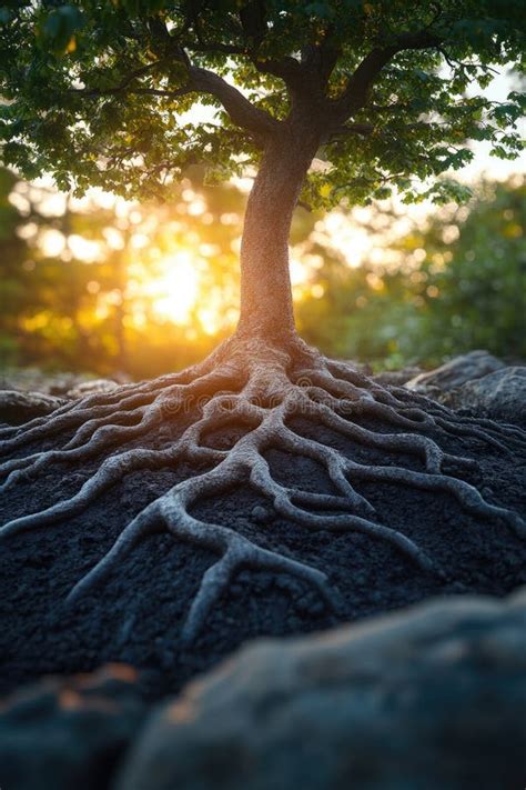 Root System Complex Underground Structure Enhancing Water Absorption