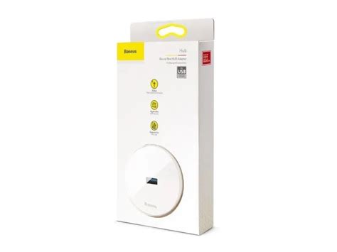 Usb X 4 Hub Adapter Round Box Baseus I Digital Fun