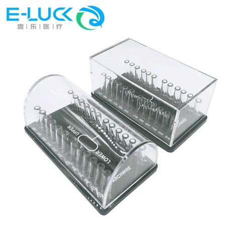 Dental Arch Wires Holder Acrylic Organizer Holder Box Round Rectangular Arch Wires Case For