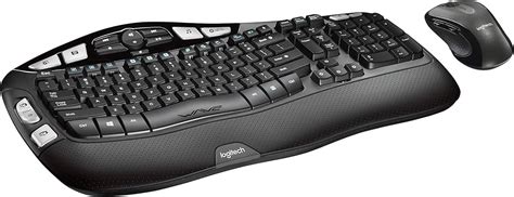 Logitech Mk550 Wave Ergonomic Wireless Keyboard And Mouse 43 Off