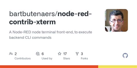 Github Bartbutenaersnode Red Contrib Xterm A Node Red Node Terminal Front End To Execute