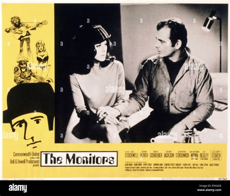 The Monitors From Left Sherry Jackson Guy Stockwell 1969 Stock
