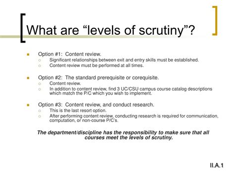 levels of scrutiny lopezun
