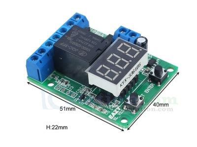 DC 12V Programmable Trigger Time Delay Switch Controller 0 1seconds 999minutes