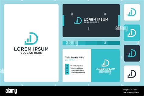 Initial Letter Monogram Logo Design Template With Growth Graphic Vector Illustration Symbol