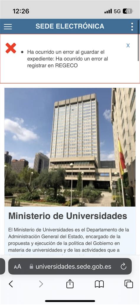 ‎ha Ocurrido Un Error Al Guardar El Expediente Ha Ocurrido Un Error Al