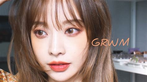 Grwm 브릭 오렌지 메이크업 기초부터 같이 준비해요 클리오 스트릿브릭 팔레트 로드샵 색조템 꿀조합 Youtube