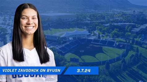 Violet Zavodnik Talks Byu Softballs First Season In The Big 12 Youtube