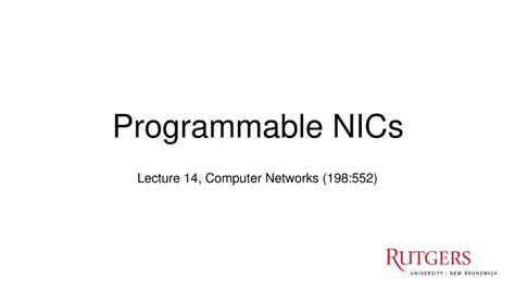 Lecture 14 Computer Networks 198552 Ppt Download