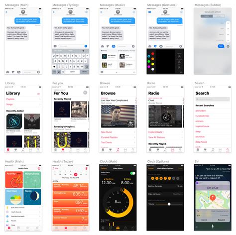 iOS 10 UI Kit Sketch Resource for Sketch Image Zoom Attachment - Sketch App Sources