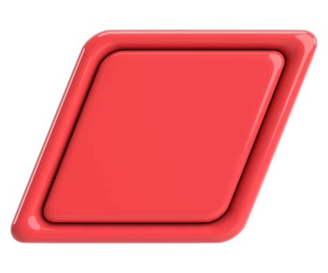Premium Photo 3d Button Empty Button 3d Illustration