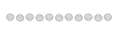Seashell Border Clip Art